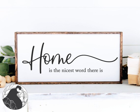 Paper home svg for silhouette Home is the Nicest Word There Is ...