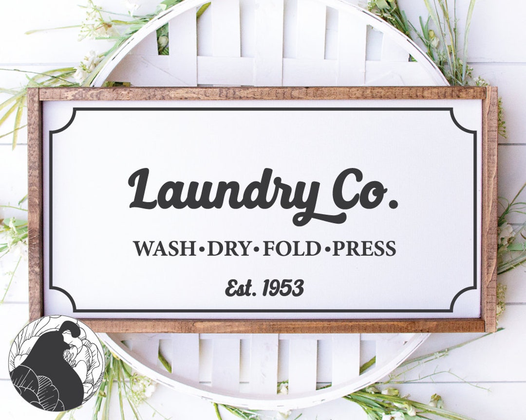 Svg Files, Laundry Co. Svg, Laundry Svg, Laundry Room Svg, Wash Dry ...