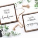 Svg Files, Hello There Handsome Svg, Good Morning Gorgeous Svg, Couples ...