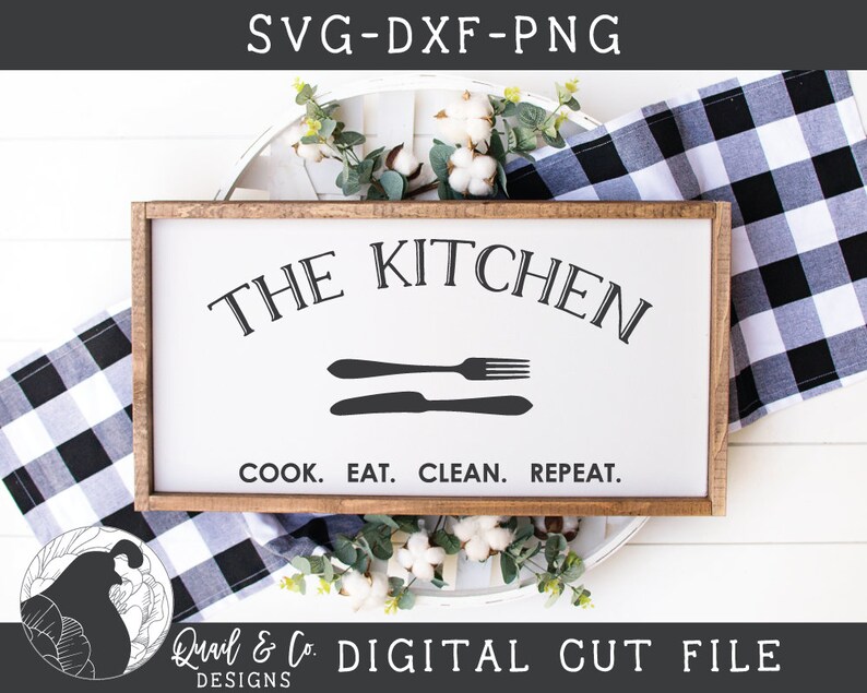 Svg Files the Kitchen Svg Kitchen Svg Cooking Svg Eat Svg - Etsy