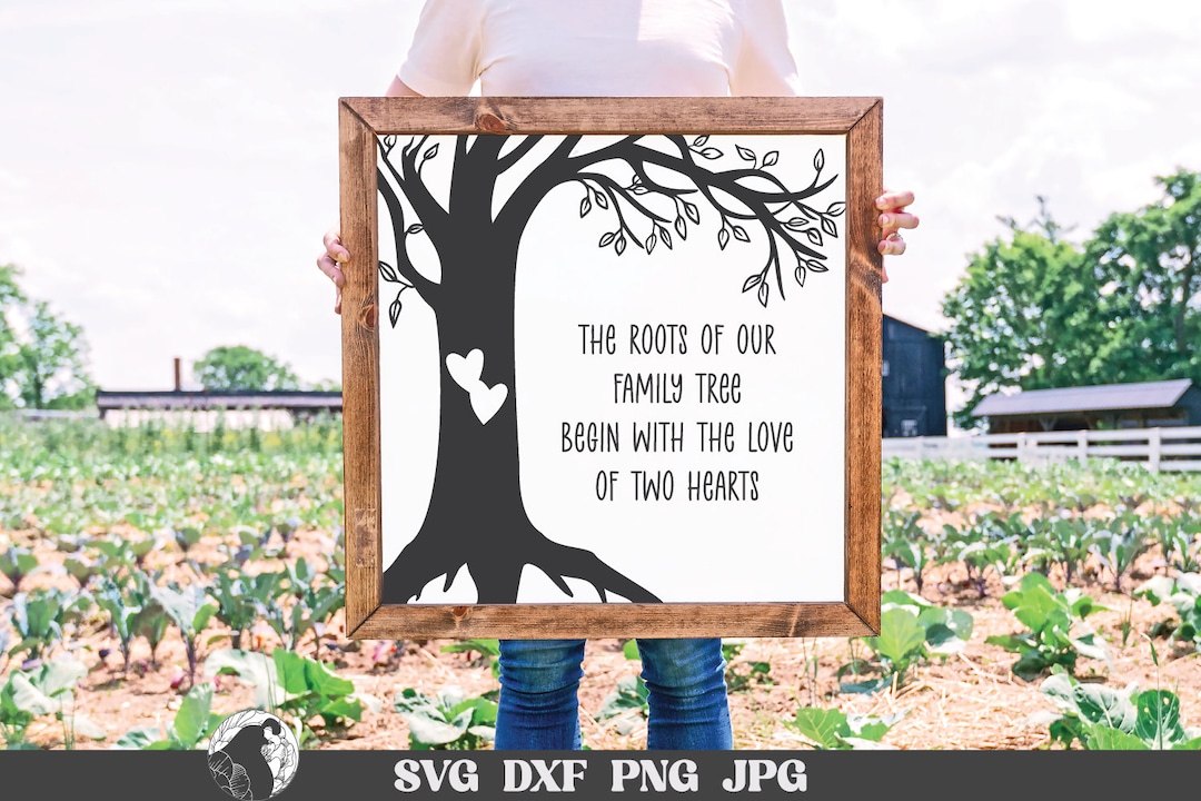 The Roots of Our Family Tree SVG, Family Quote, Step-family SVG ...