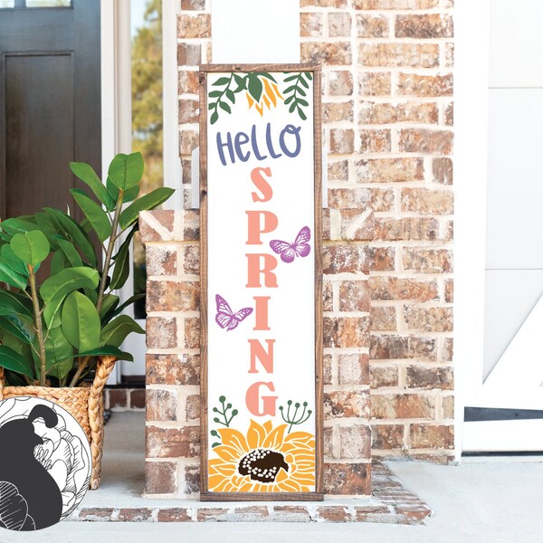 Spring Porch Sign - Etsy