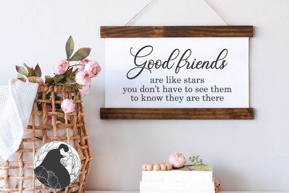 Good Friends Are Like Stars SVG Friends SVG Friendship Sign | Etsy