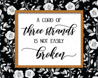 Three strands svg | Etsy