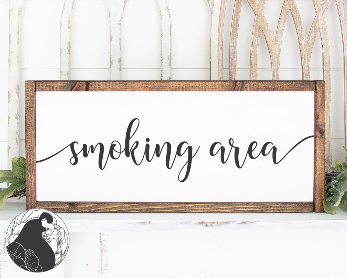 SVG Files Smoking Area Svg Wedding Svg Wedding Signs Svg - Etsy