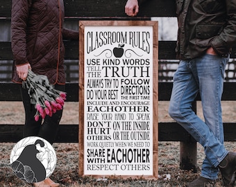 Classroom Rules - Etsy