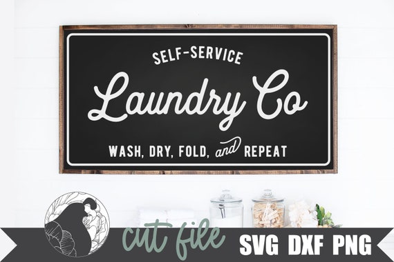 Laundry Co SVG Self-service Laundry SVG Laundry Sign SVG - Etsy