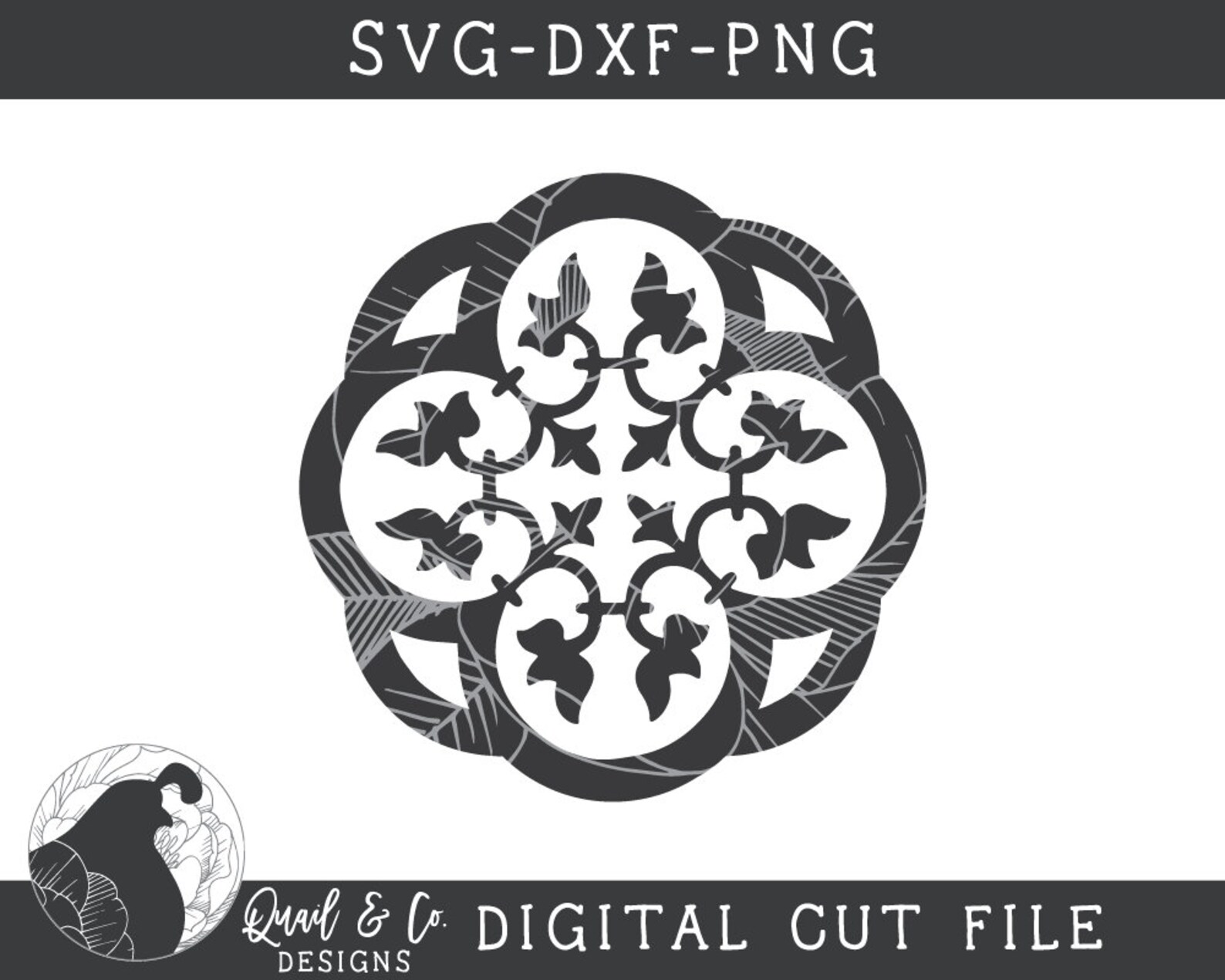 Round Moroccan Tile SVG Tray Cut File Farmhouse Tile Svg | Etsy