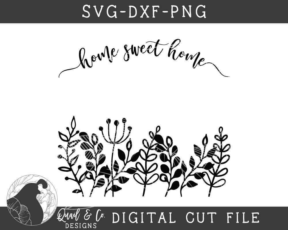 Svg Files Family Name svg Last Name svg Home Sweet Home | Etsy