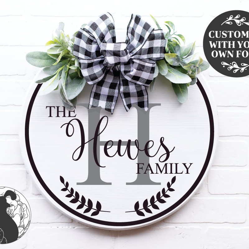 Last Name Svg - Etsy