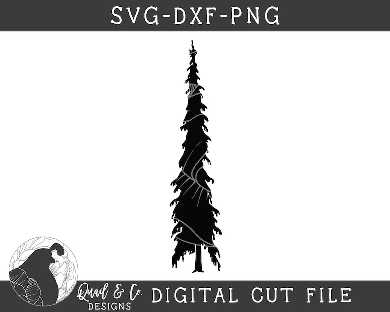 Skinny Pine Tree SVG, Christmas Tree Svg, Winter Svg, Sign Background ...