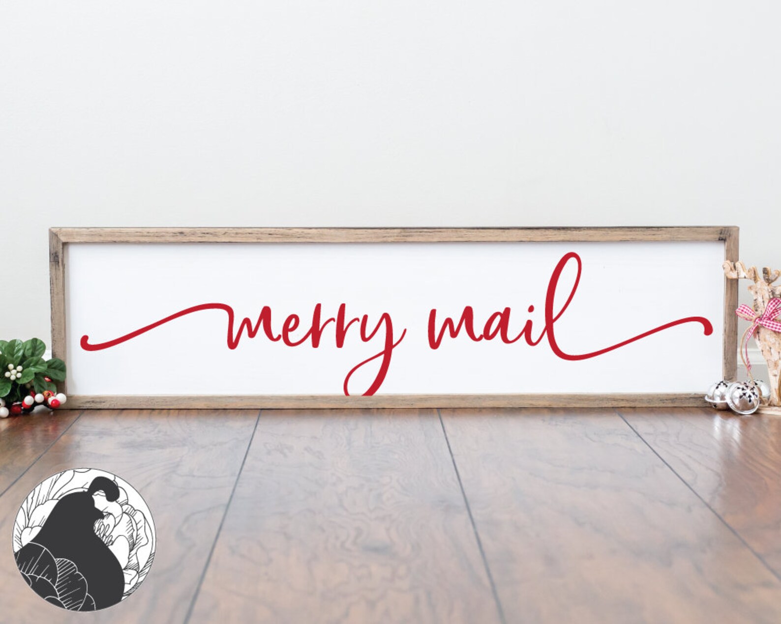 Merry Mail Svg Christmas Mail Svg Winter Sign Svg Mail | Etsy