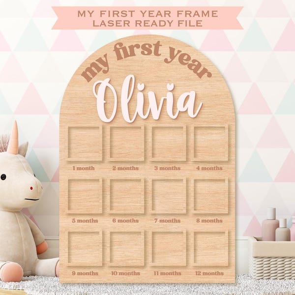My First Year Frame - Etsy