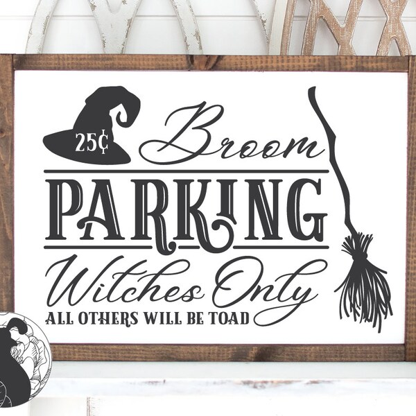 Broom Parking Sign - Etsy