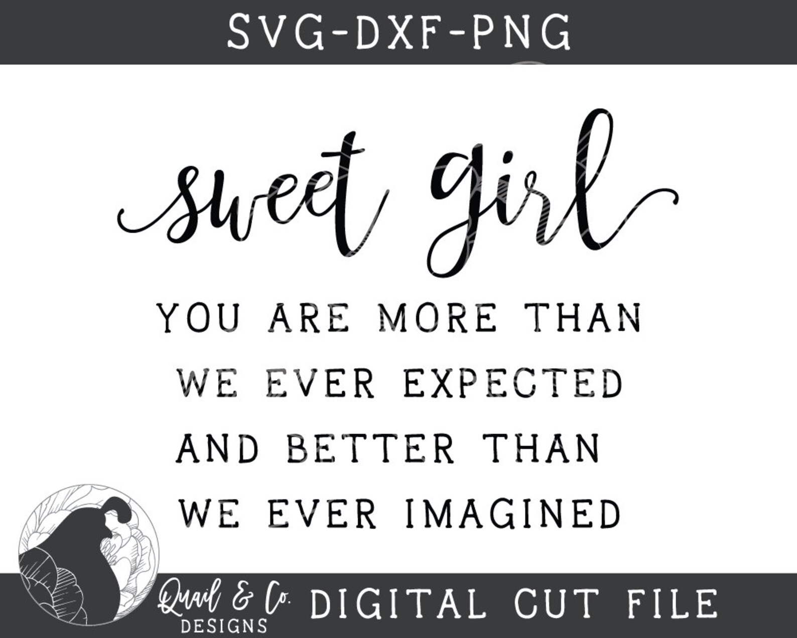 Sweet Girl SVG Baby Girl Svg Nursery Sign Svg Cut File for - Etsy