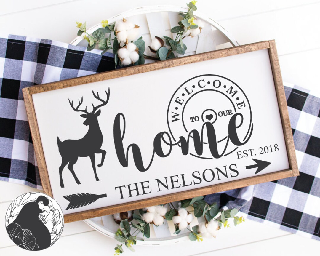 SVG Files, Welcome Svg, Hunting Welcome Svg, Hunting Svg, Deer Svg ...