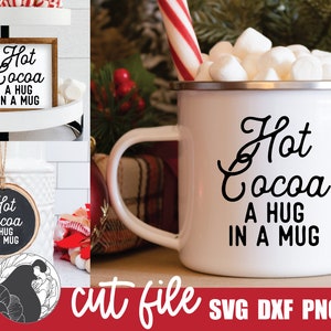 Cocoa Bar SVG Bundle, Christmas SVG Bundle, Cocoa Bar Labels SVG, Hot ...