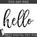 Svg Files, Hello Svg, Welcome Svg, Farmhouse Svg, Cut Files, Digital ...