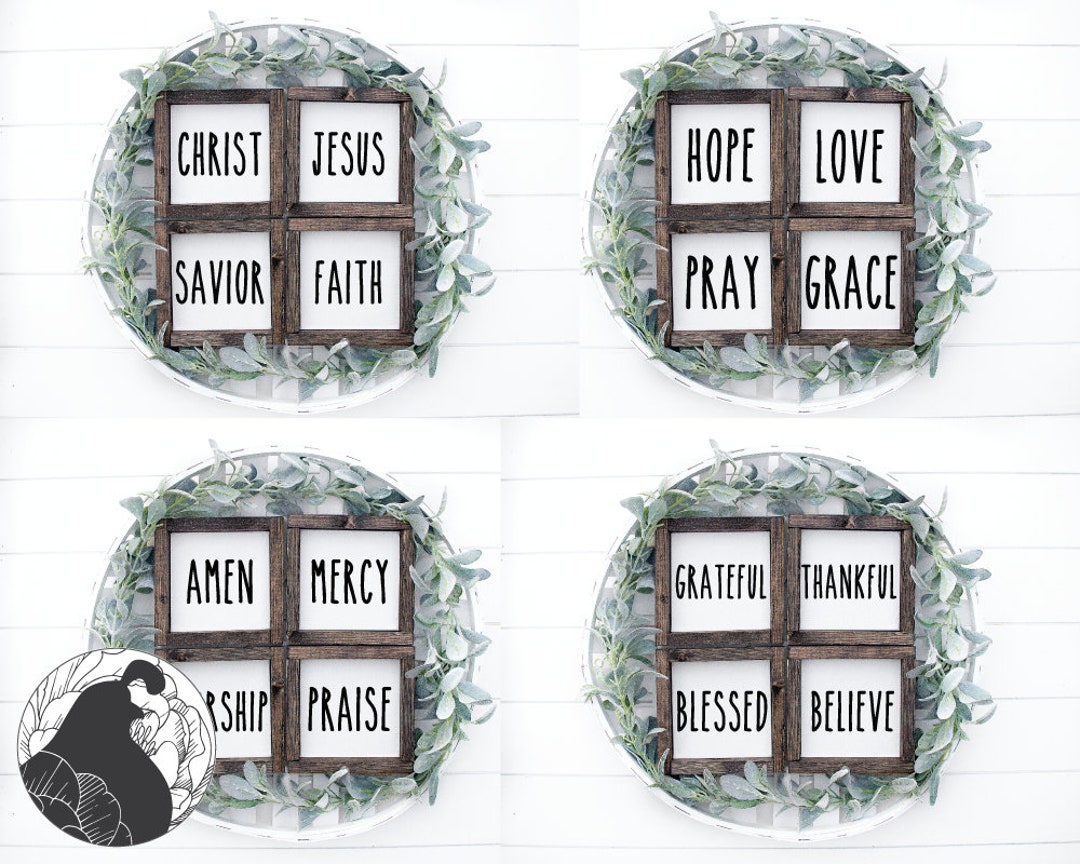Farmhouse Faith SVG Bundle, Blessed Svg, Christian Cut File, Jesus Svg ...