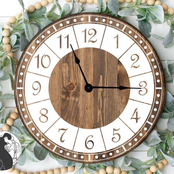 Farmhouse Clock - Etsy