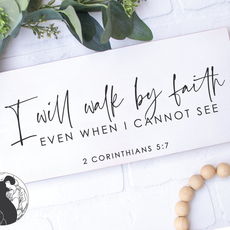 Faith Sign - Etsy