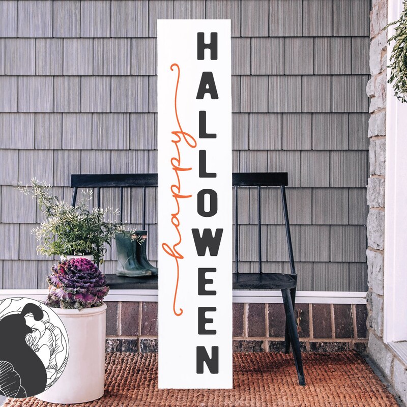 Halloween Porch Sign - Etsy