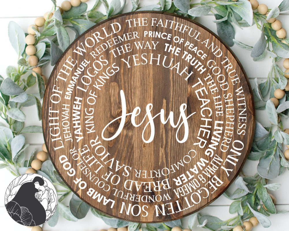 Svg Files Names of Jesus Svg Jesus Svg Christ Svg Savior | Etsy Canada