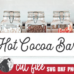 Cocoa Bar SVG Bundle, Christmas SVG Bundle, Cocoa Bar Labels SVG, Hot ...