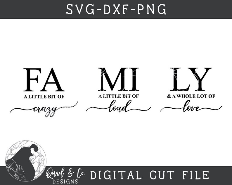 Farmhouse Family Sign SVG Set: Home Decor Cricut/silhouette Files ...