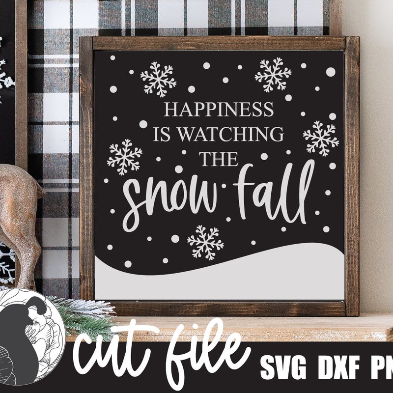 Falling Snow Svg - Etsy