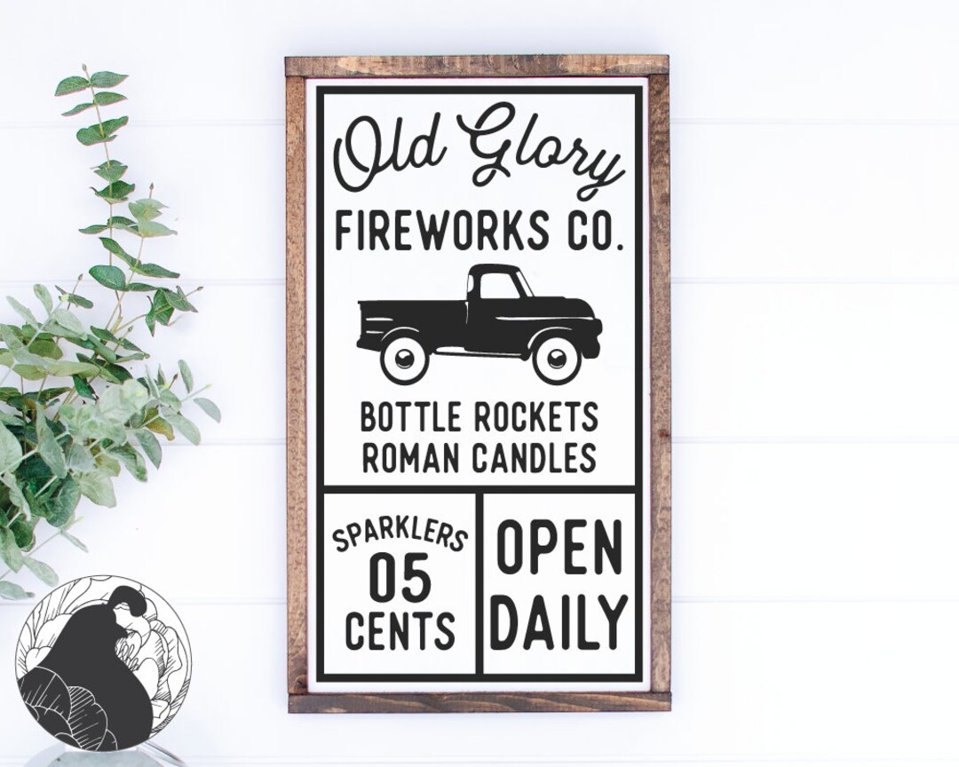 Fireworks Co SVG, Fireworks Cut File, 4th of July Sign Svg, Fourth of ...