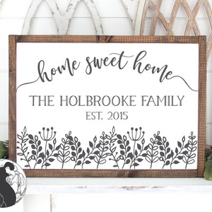 Svg Files, Family Name Svg, Last Name Svg, Home Sweet Home Svg, Family ...