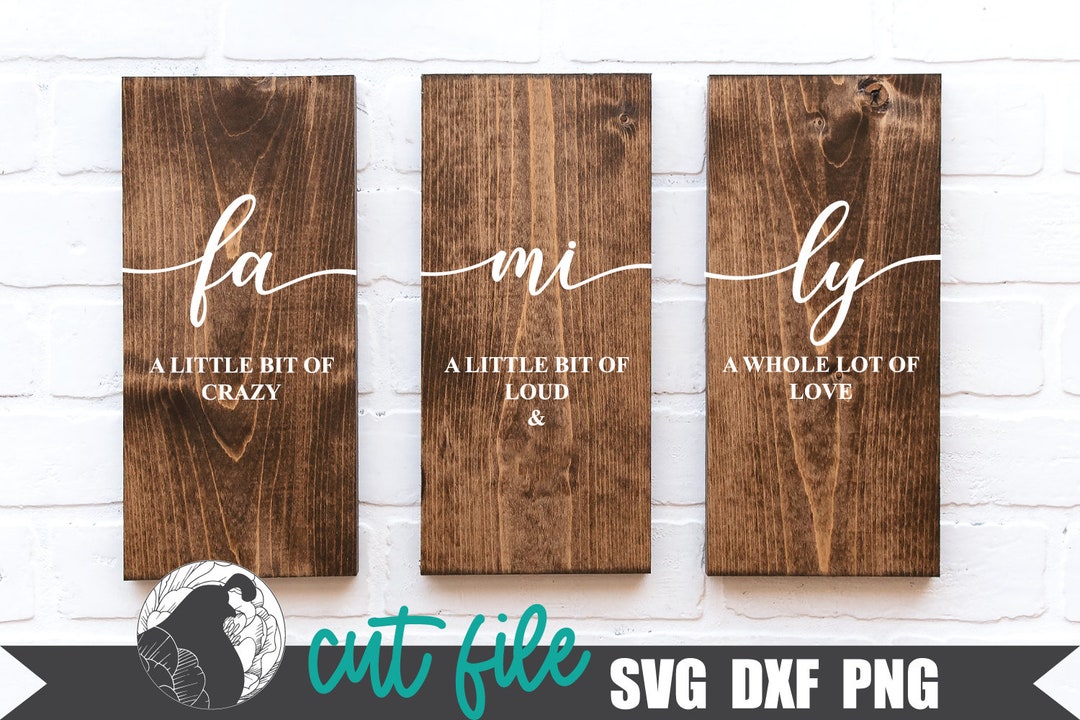 Family SVG, Three Sign Set SVG, Family Sign SVG, Farmhouse Sign Svg ...