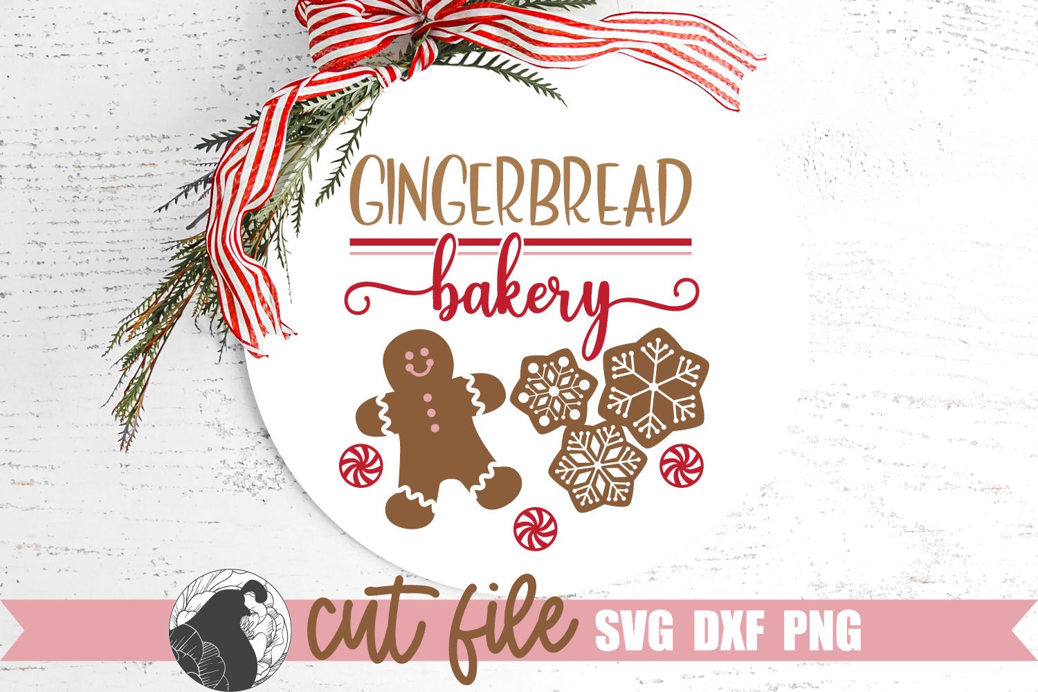 Gingerbread Bakery SVG, Christmas Cookies SVG, Gingerbread Printable ...