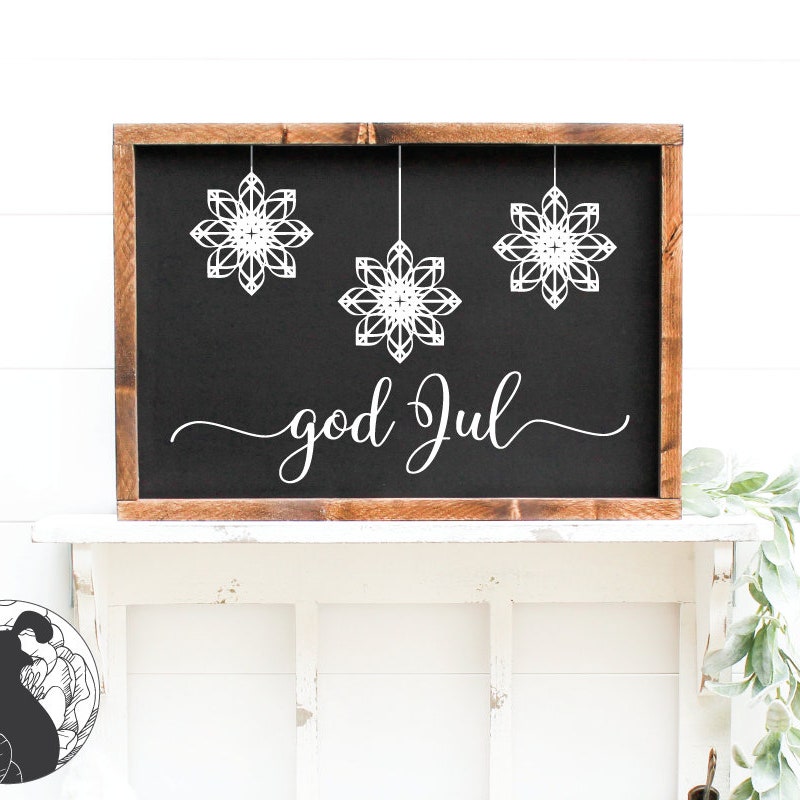 God Jul Sign - Etsy