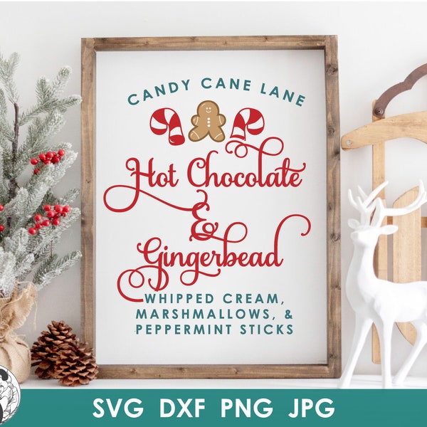 Candy Cane Lane Printable Sign - Etsy