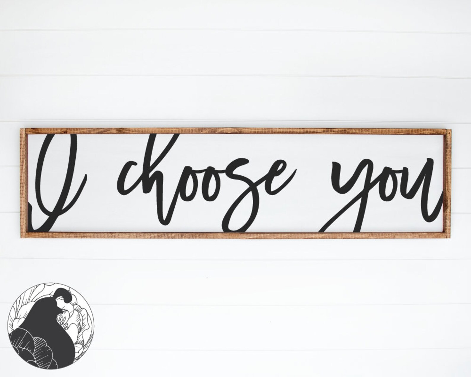 I Choose You SVG Cut File for Oversized Wall Art Wedding | Etsy