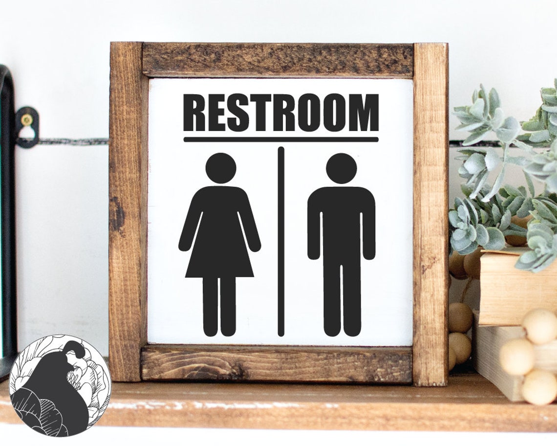 Restroom SVG Restroom Symbol svg Bathroom Sign svg Bathroom | Etsy