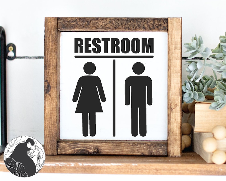 Restroom SVG Restroom Symbol svg Bathroom Sign svg Bathroom | Etsy