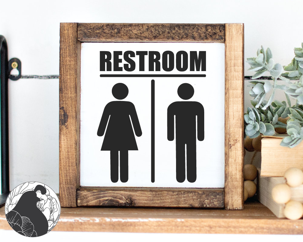 Restroom SVG Restroom Symbol svg Bathroom Sign svg Bathroom | Etsy