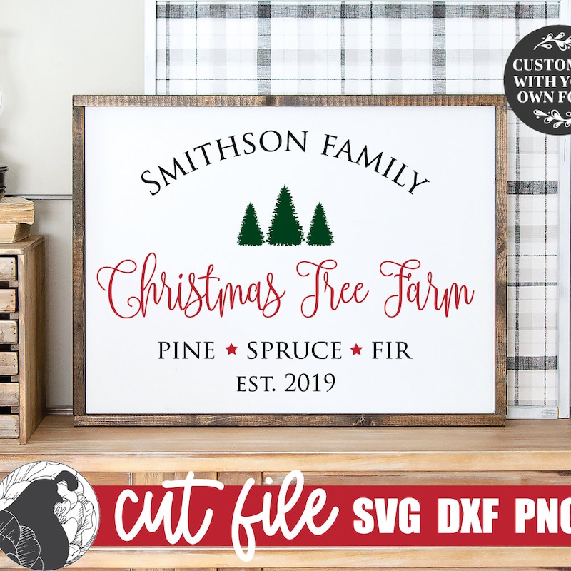 Christmas Tree Farm Svg - Etsy