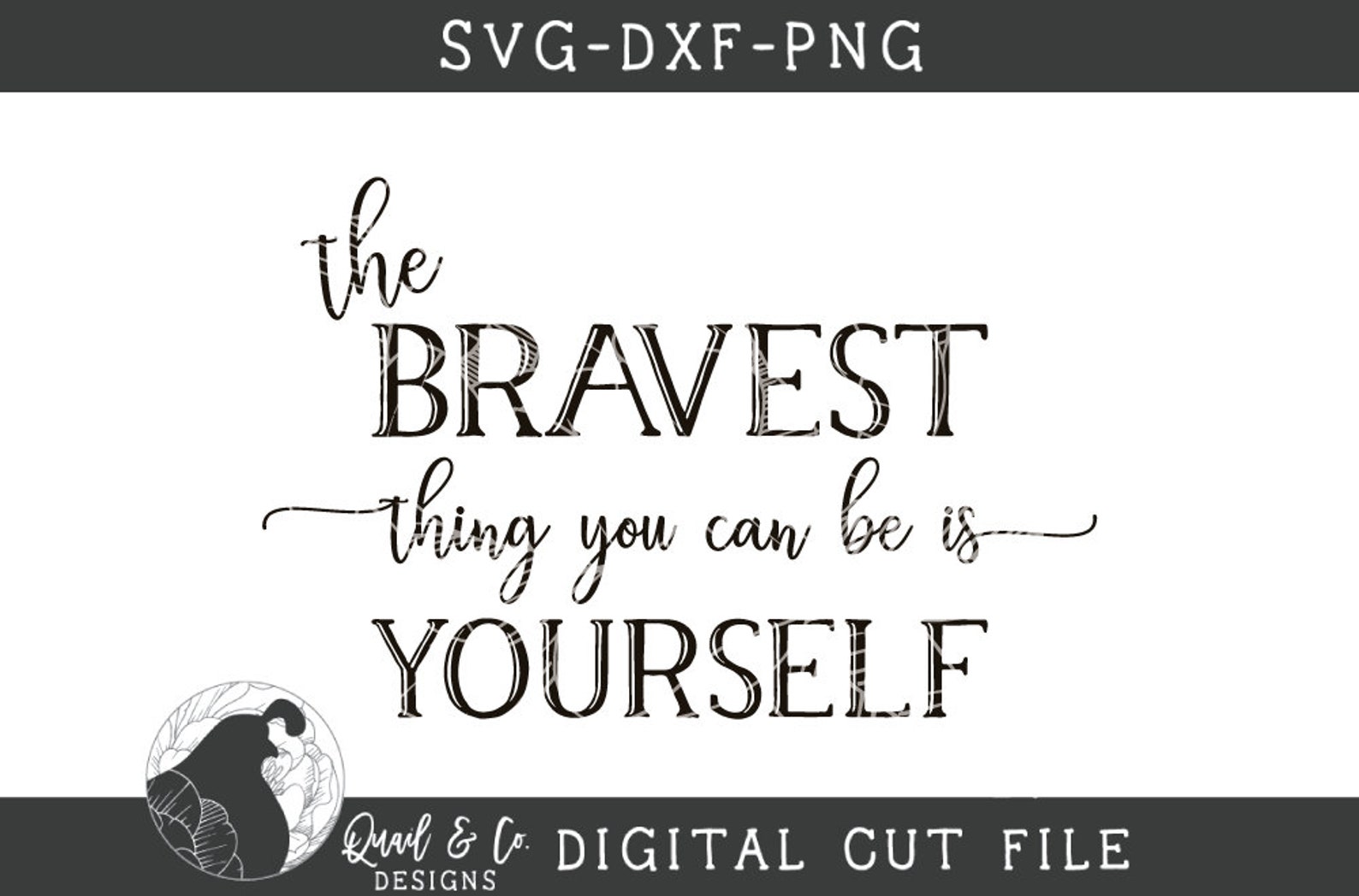 The Bravest Thing You Can Be is Yourself Svg Be Yourself Svg - Etsy Canada