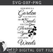 Your Mind is a Garden SVG, Inspirational Svg, Gardening Cut File ...