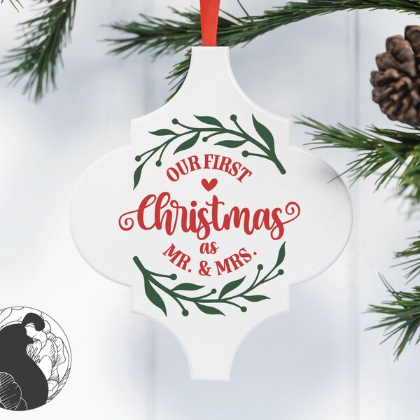 Mr and Mrs Ornament - Etsy