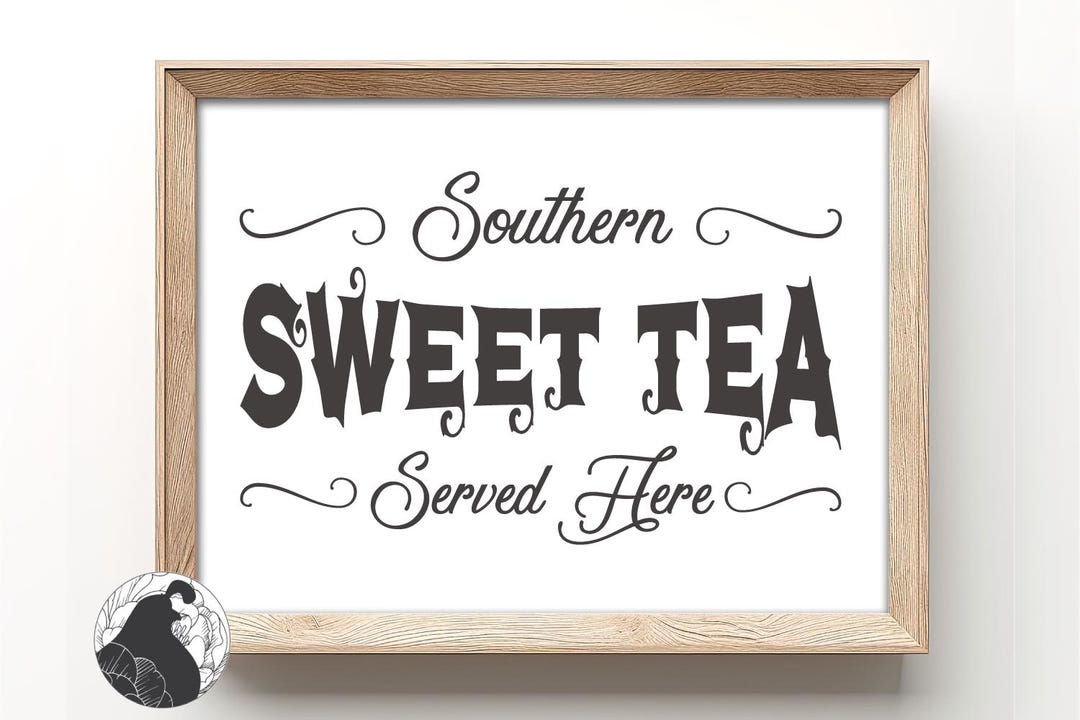Southern Sweet Tea SVG, Farmhouse Sign SVG, Southern Quote, Porch Sign ...