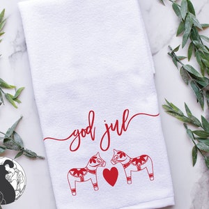 God Jul SVG, Dala Horse SVG, Swedish SVG, Christmas Sign Svg ...