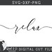 Svg Files, Relax Svg, Guest Room Sign Svg, Living Room Svg, Cut File ...