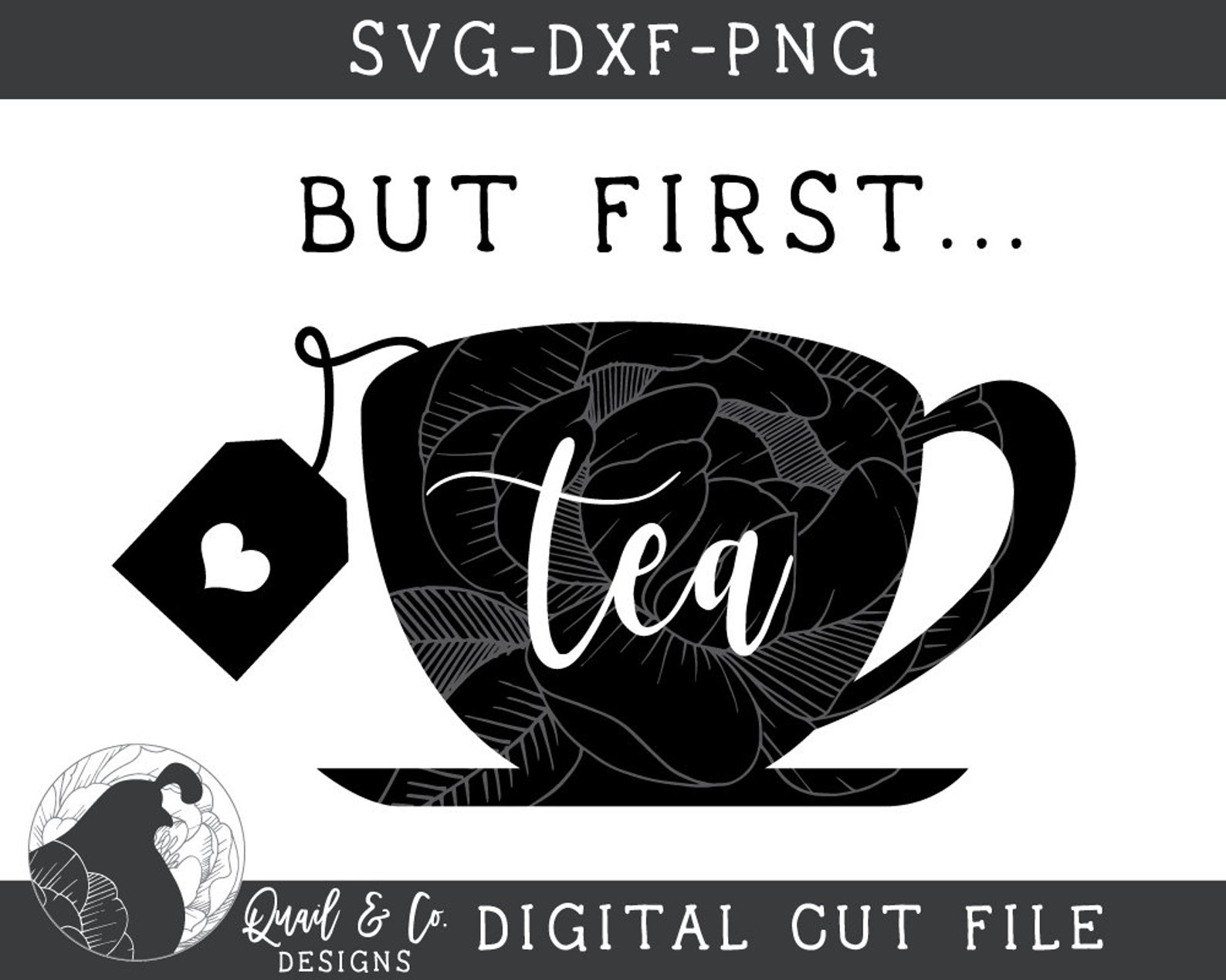 Svg Files but First Tea Svg Tea Svg Tea Cup Svg Kitchen | Etsy