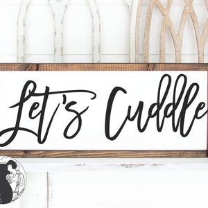 Svg Files, Let's Cuddle Svg, Cuddle Svg, Bedroom Svg, Couples Svg, Cut ...