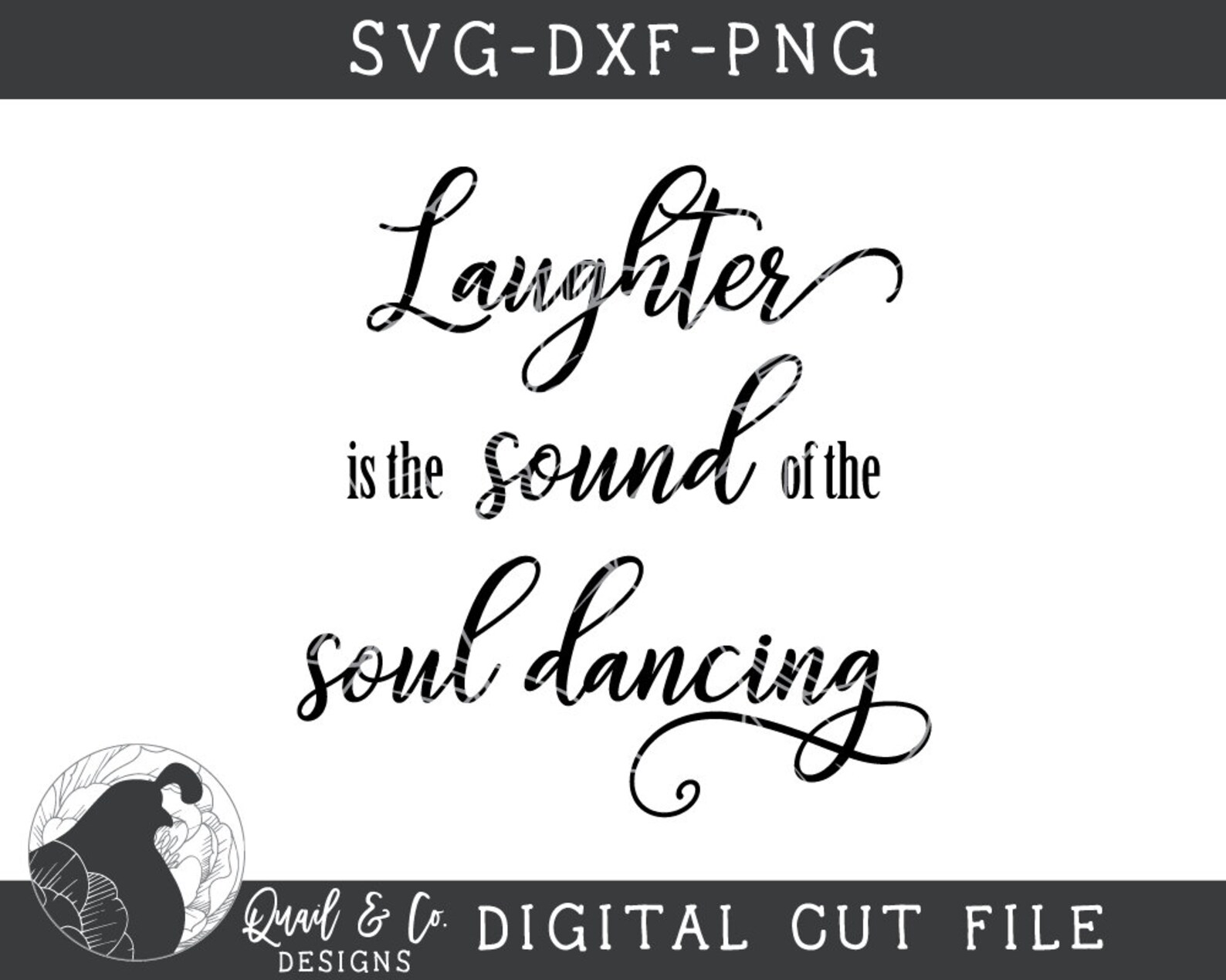 Laughter SVG Laughter Quote Svg Laughter Sign Cut File | Etsy